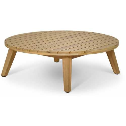 Garden Trading Durley Low Outdoor Coffee Table Dark Natural